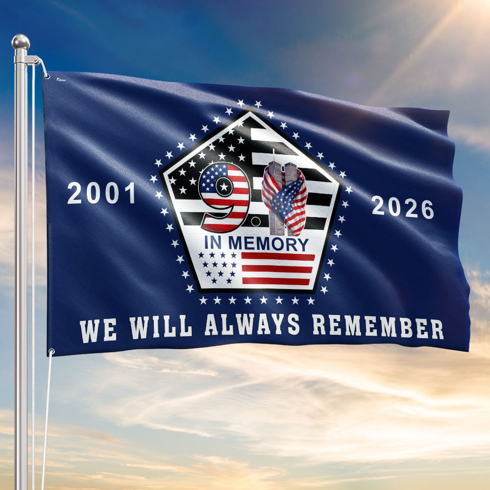 911 Patriot Day Grommet Flag - A Symbol of Remembrance – Flagwix