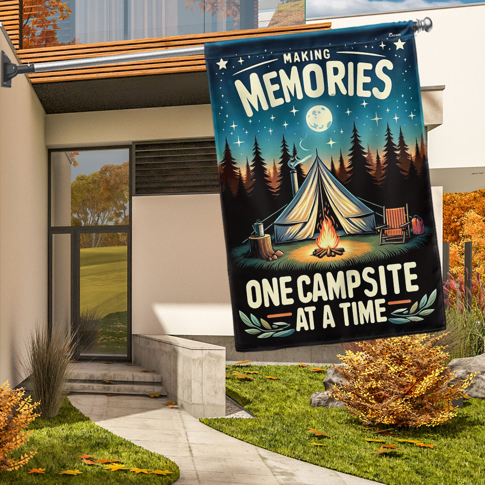 FLAGWIX Camping Flag Making Memories One Campsite At A Time TQN2492F ...