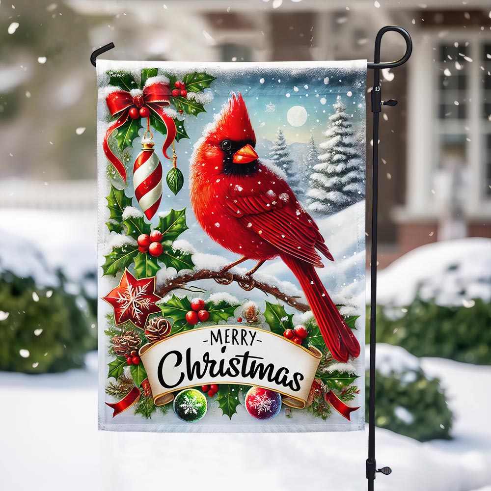 Christmas Cardinal Flag – Flagwix