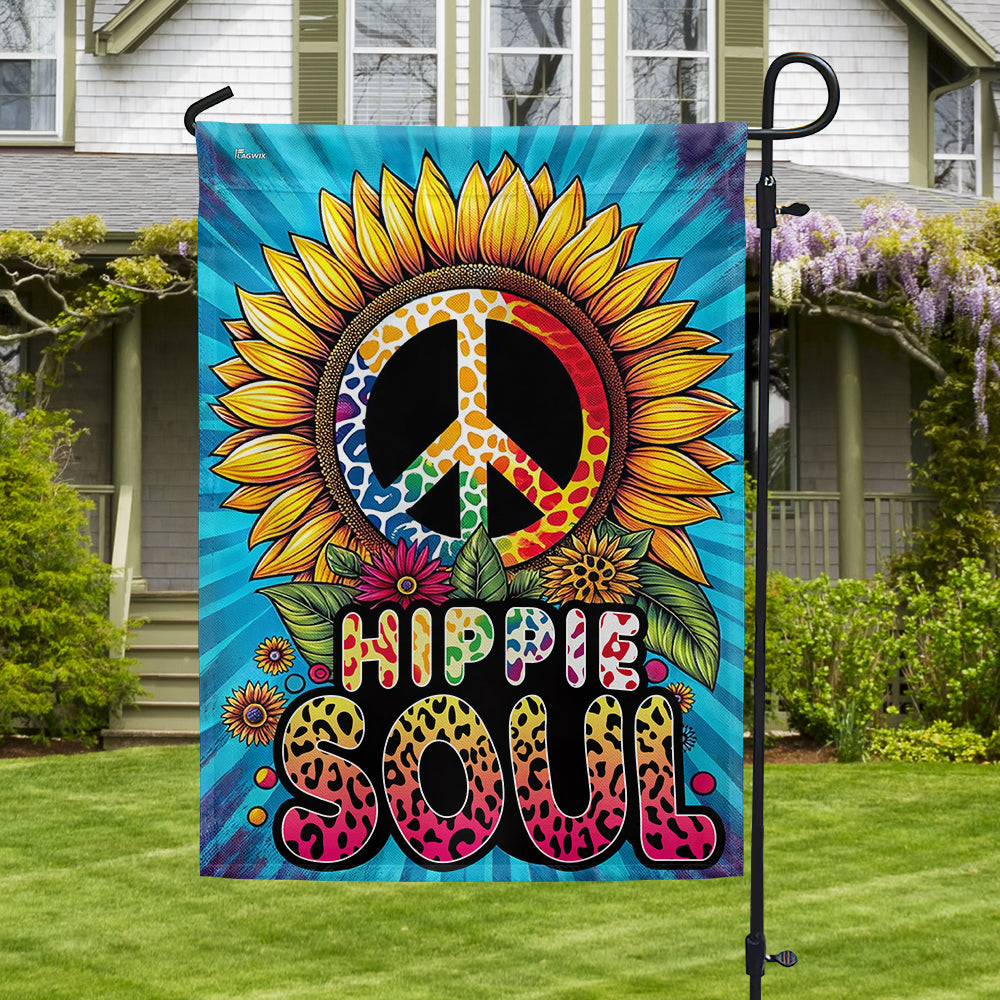 Hippie Soul Peace Sign Flag – Flagwix