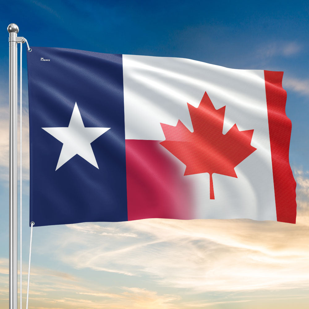 Canada Texas Flag – Flagwix