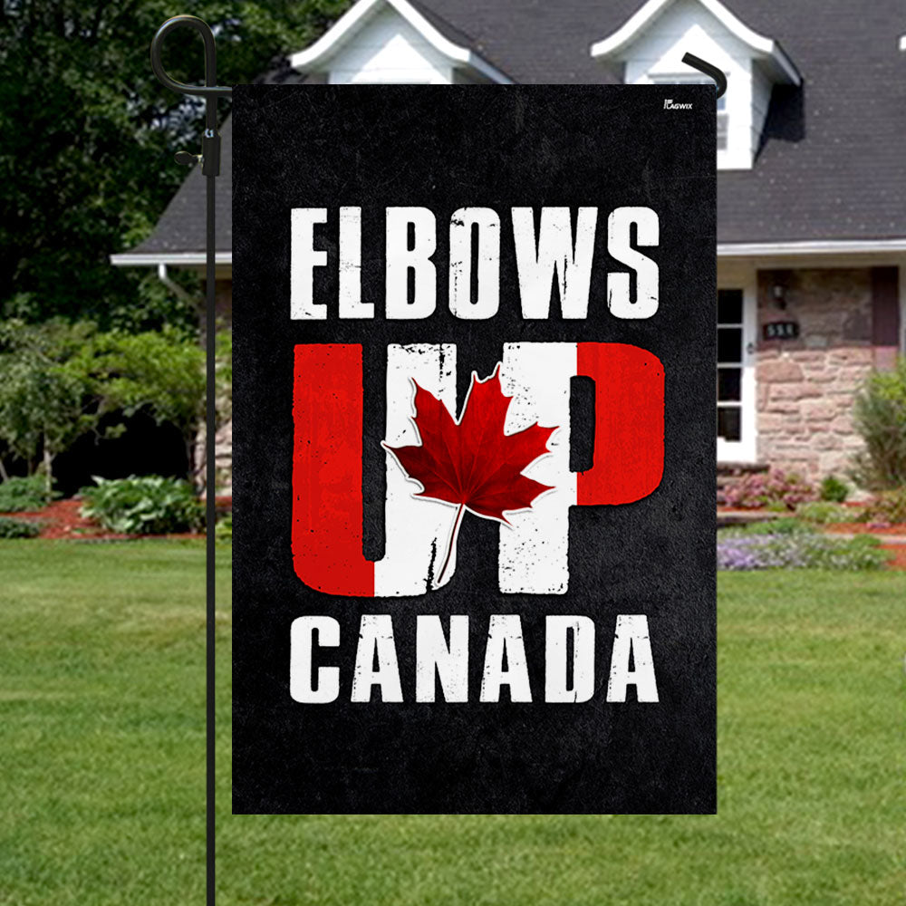 Elbows Up Canada Support Canada Flag – Flagwix