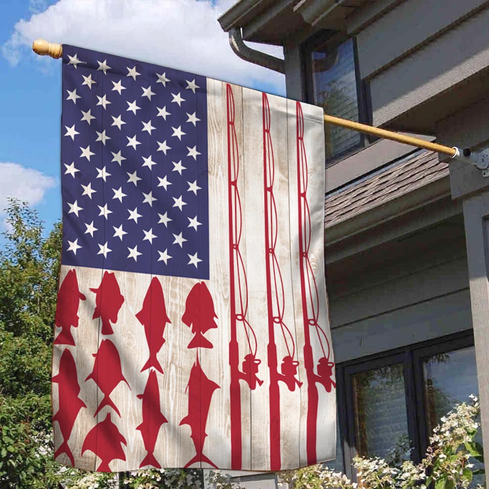 USA Fishing Fish Flag – Flagwix