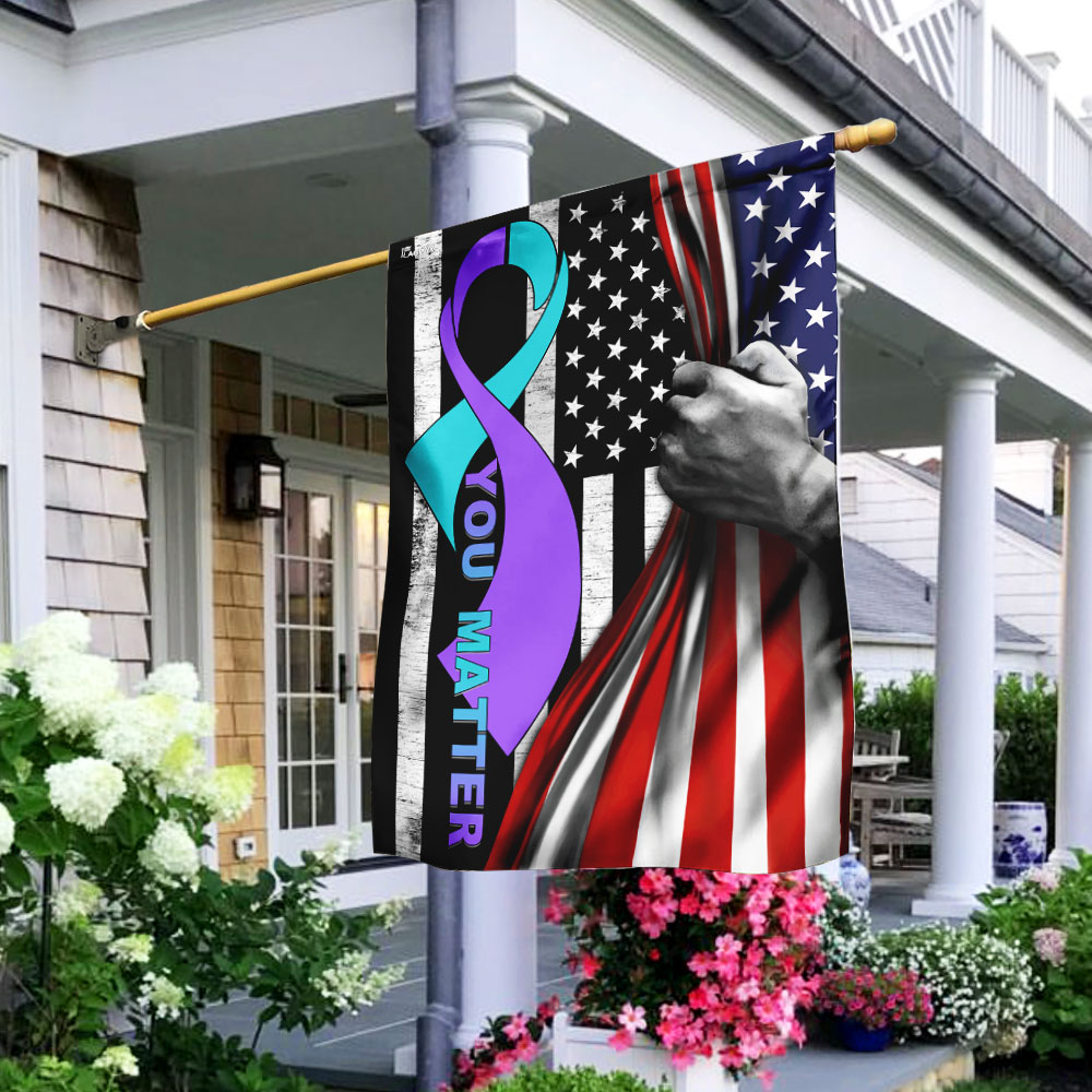 You Matter Suicide Awareness And Prevention Flag TRL383Fv1 – Flagwix