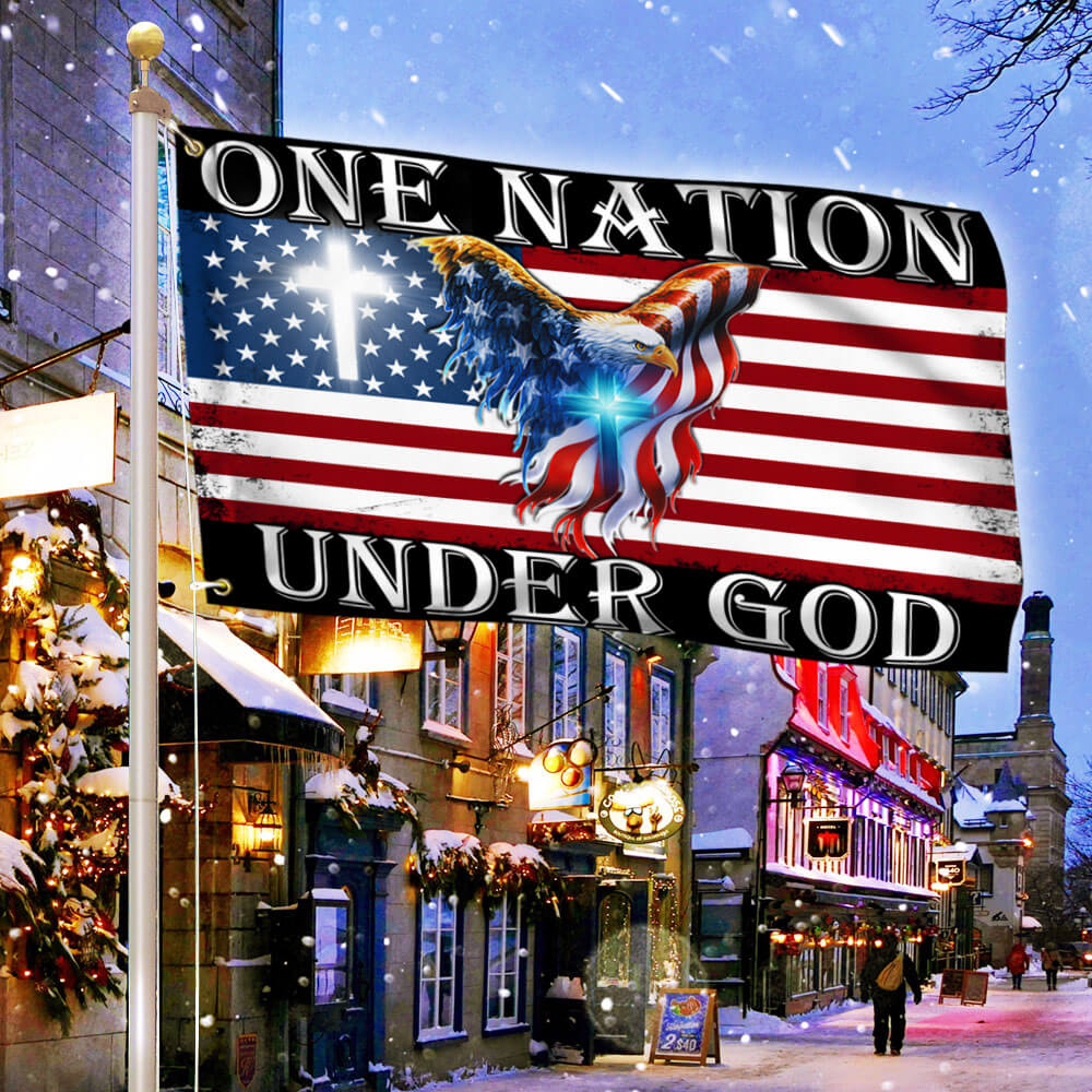 One Nation Under God American Eagle Grommet Flag THB3602GFv2 3-Day Shi ...