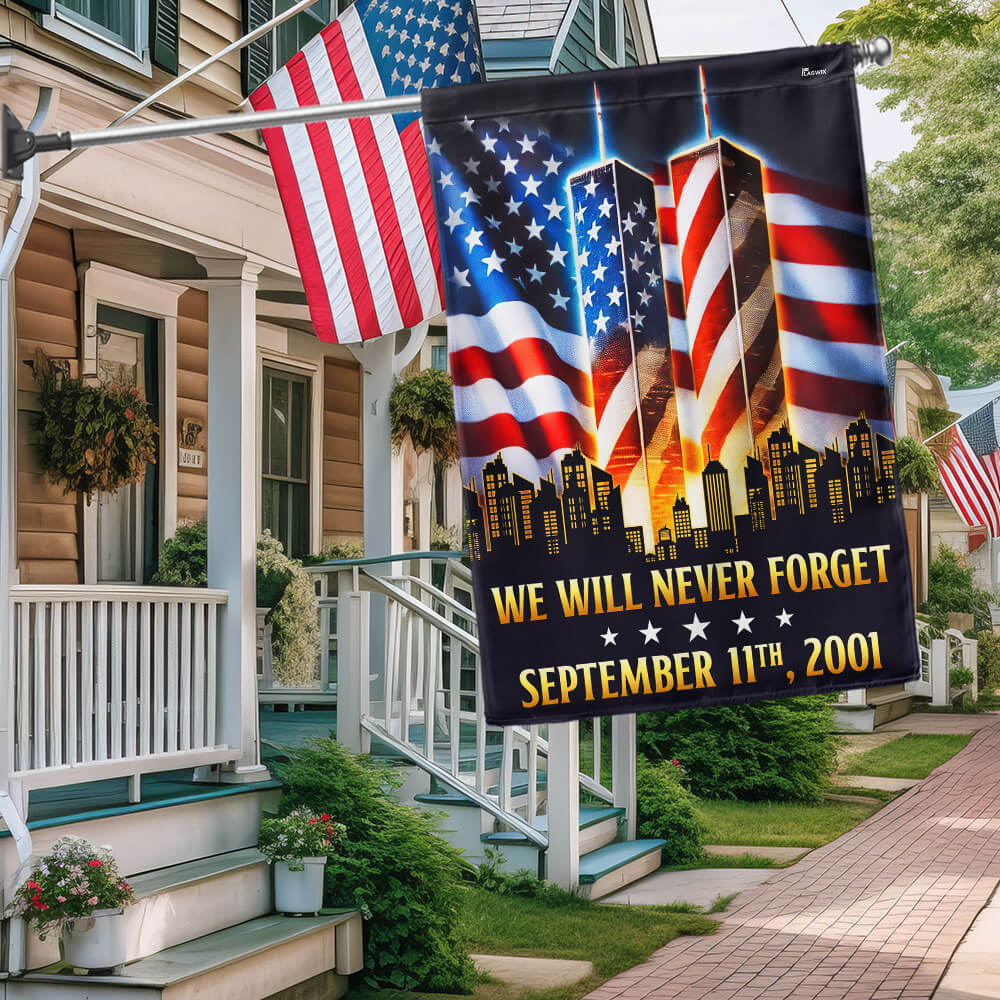 911 Patriot Day We Will Never Forget September 11 Attacks Flag – Flagwix