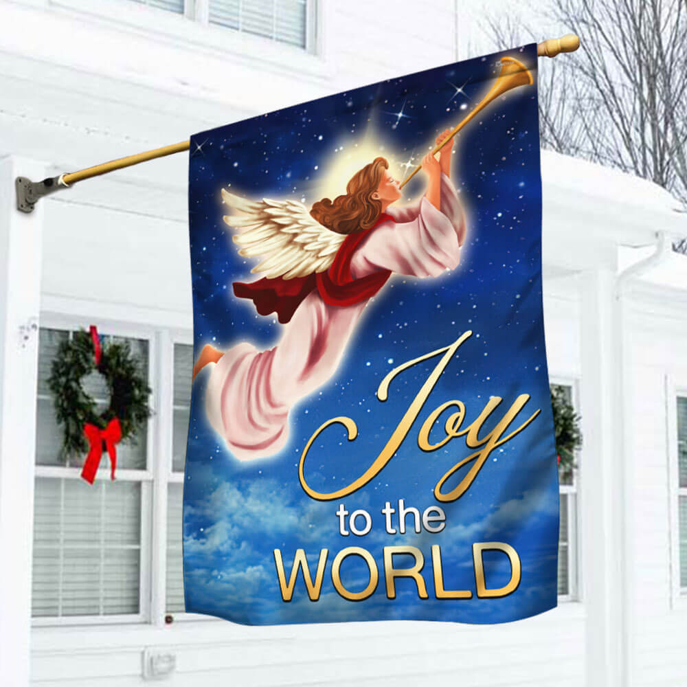 Christmas Angel Flag Joy To The World – Flagwix