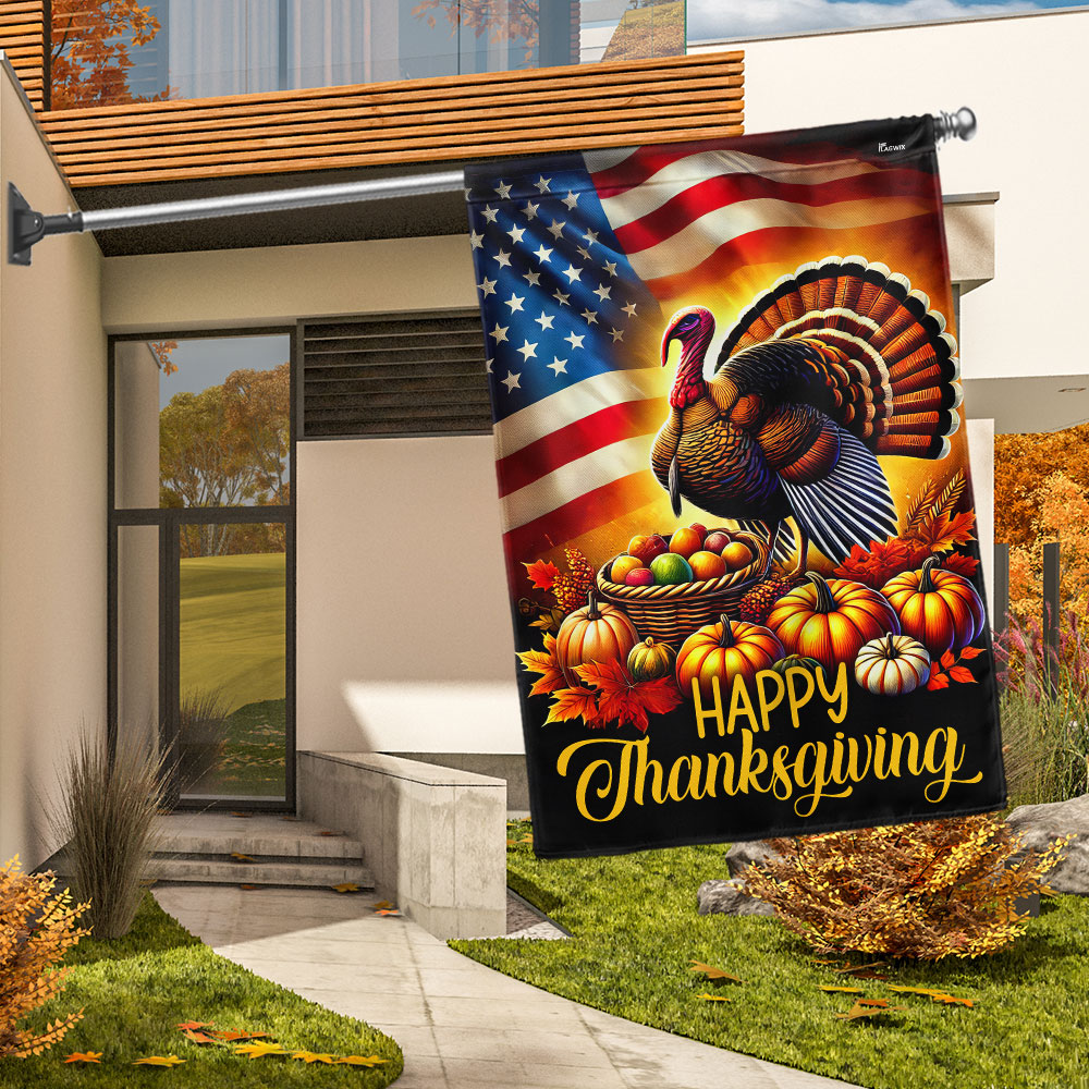 Thanksgiving Turkey American Flag – Flagwix
