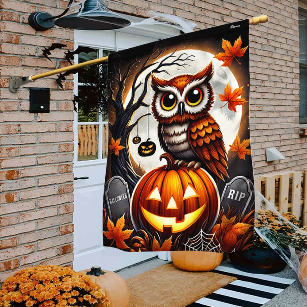 Halloween Owl Flag – Flagwix