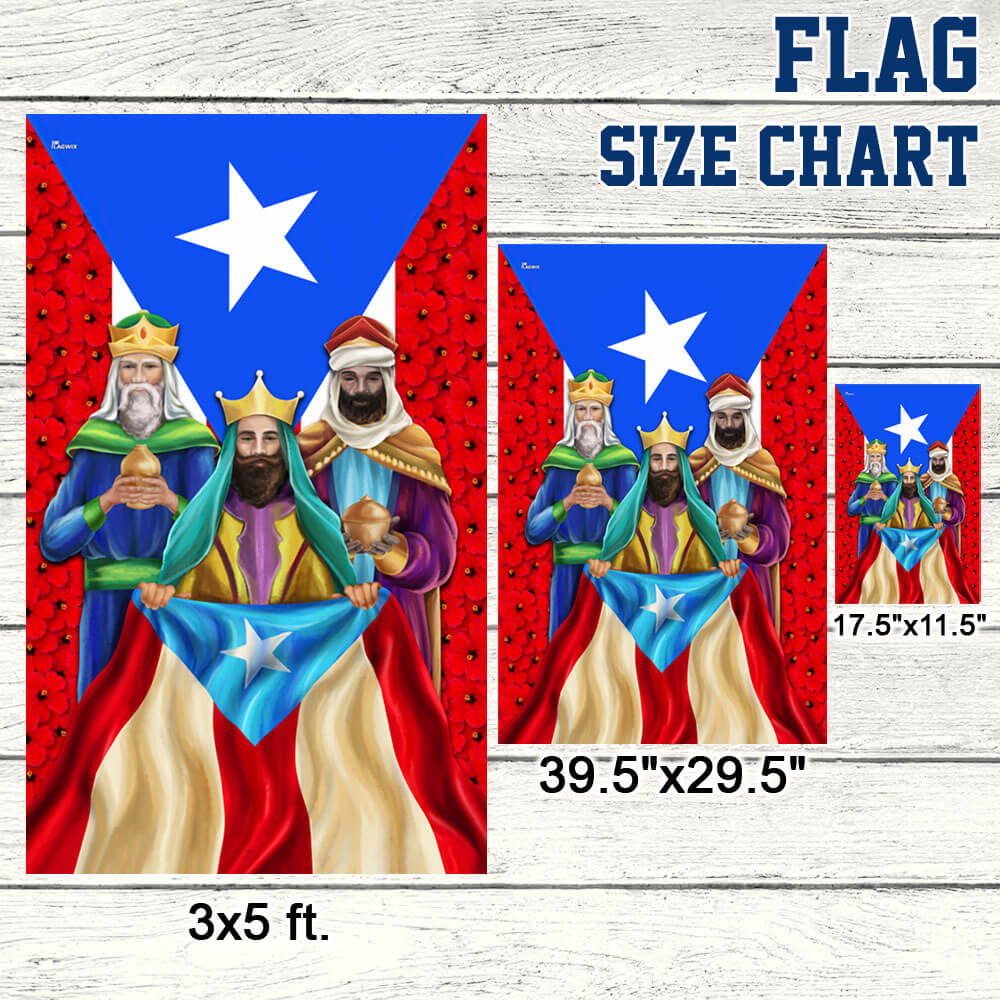 Three Kings Puerto Rico Flag – Flagwix