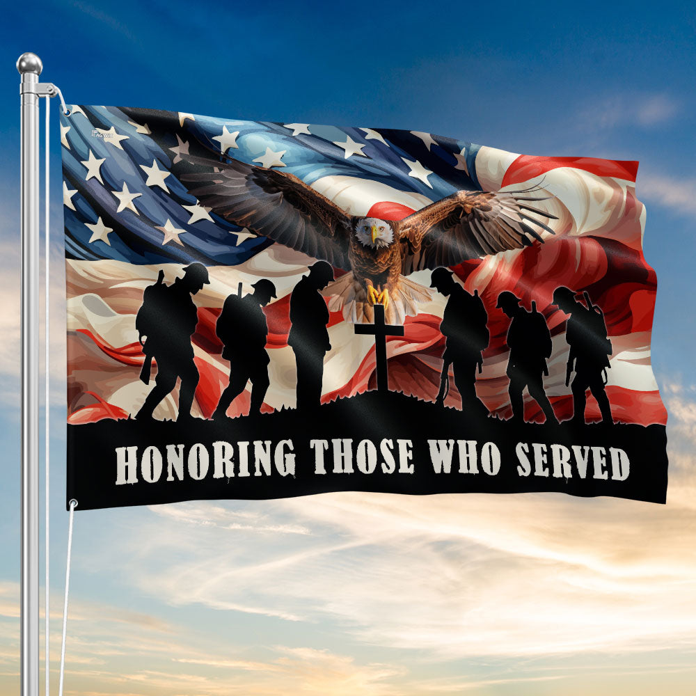 U.S. Veterans Honoring Those Who Served Memorial Day Flag – Flagwix