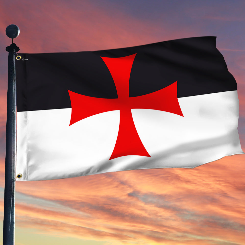 Christian Crusader Flag Knights Templar Grommet Flag TQN4670GF – Flagwix