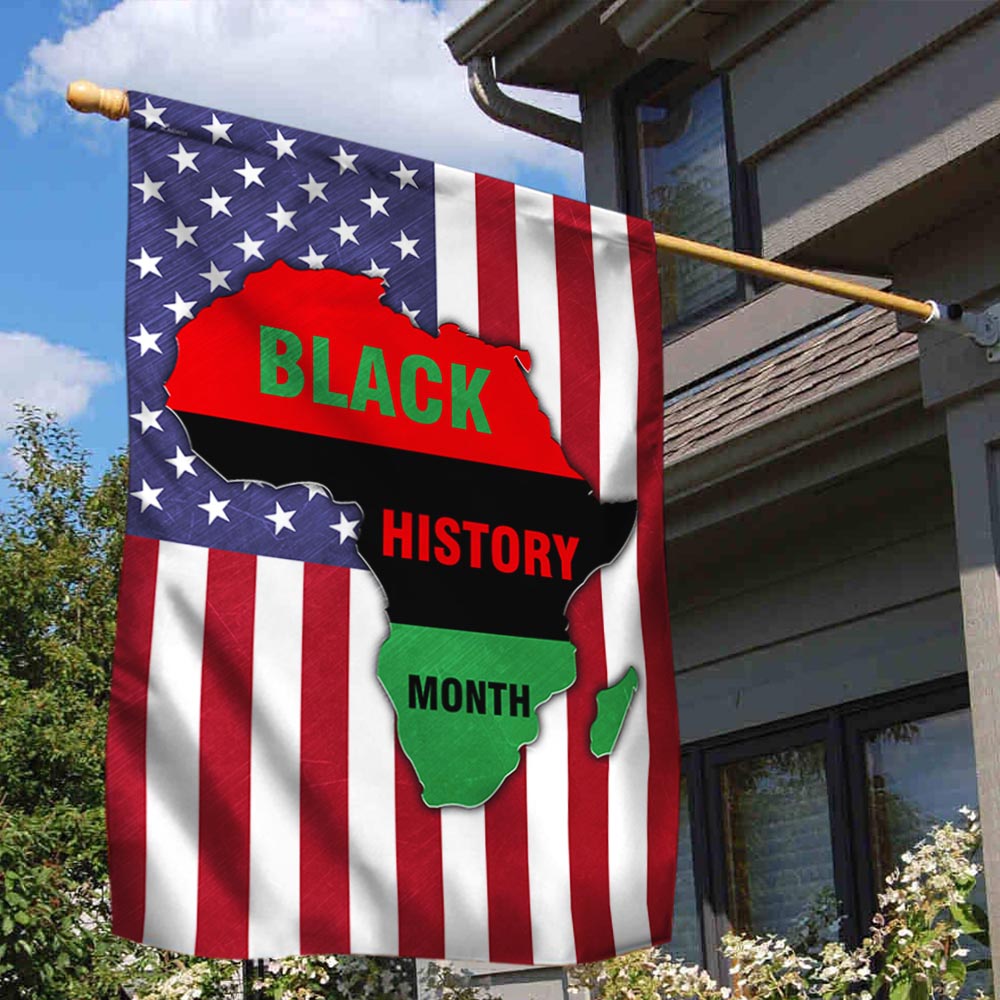 Black History Month. African American Flag – Flagwix