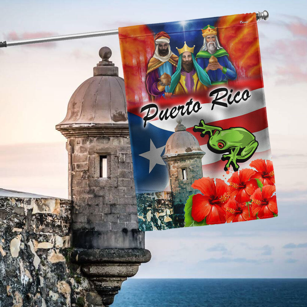 Puerto Rico Three Kings and El Morro Castle Flag – Flagwix