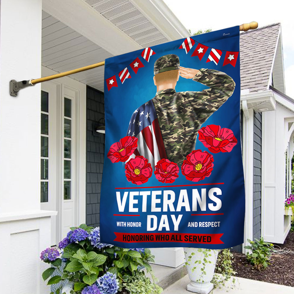 Veterans Day With Honor And Respect Flag – Flagwix