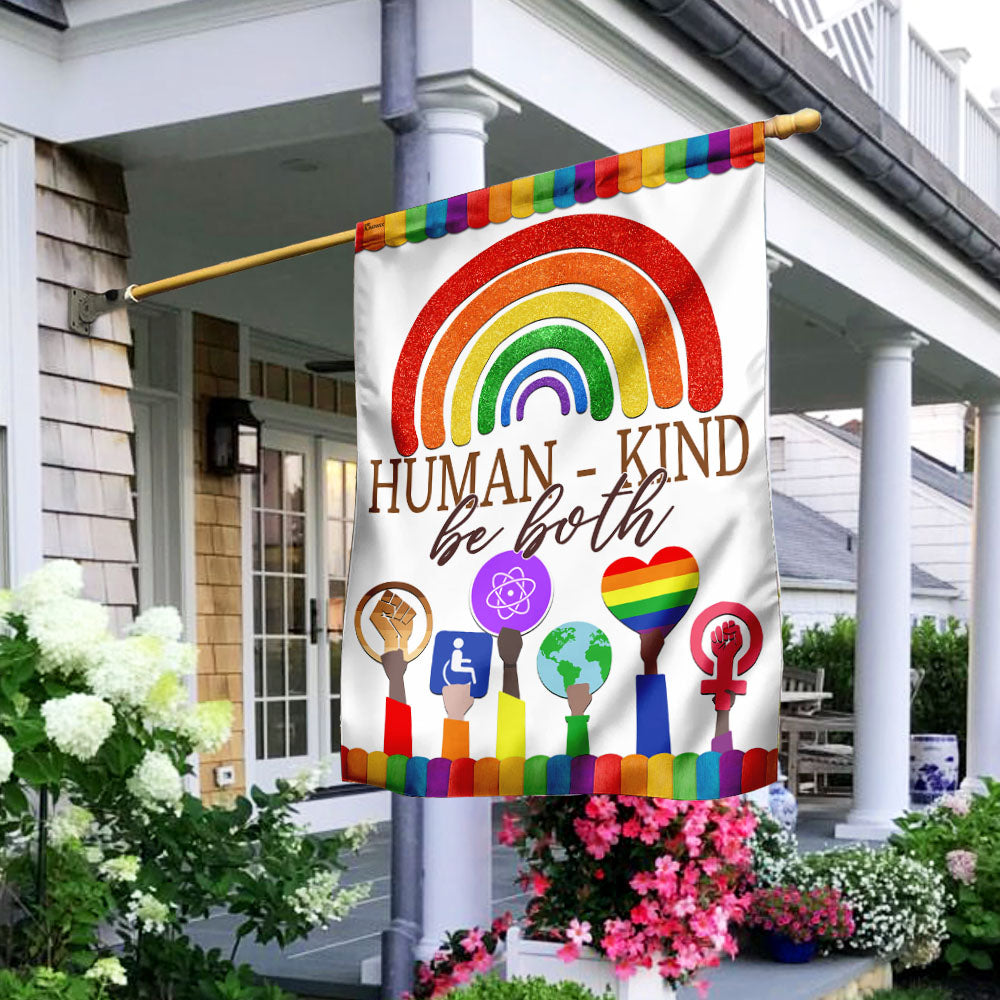 Human - Kind Be Both - LGBT Pride Flag – Flagwix