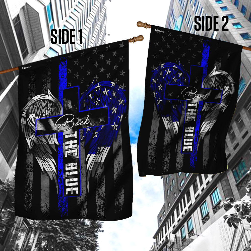 Back The Blue American US Flag – Flagwix