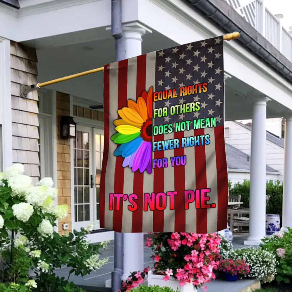 Equal Rights Not Pie Flag – Flagwix