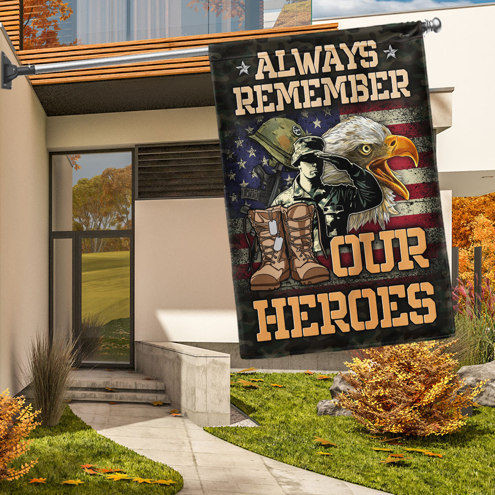 Veterans Day Flag Always Remember Our Heroes – Flagwix