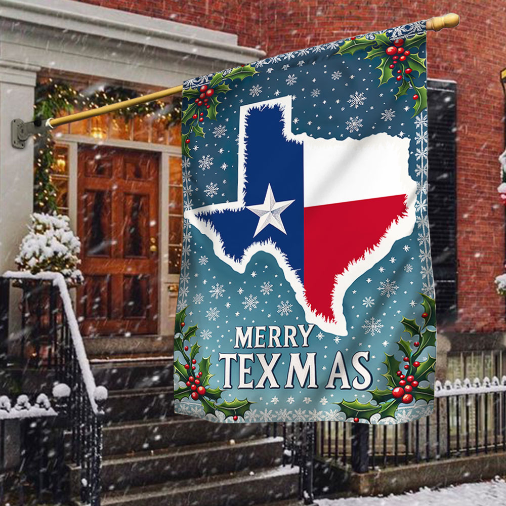 Texas Christmas Merry Texmas Flag – Flagwix