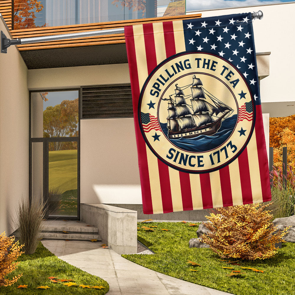 Flagwix American Flag - Spilling The Tea Since 1773 American History I