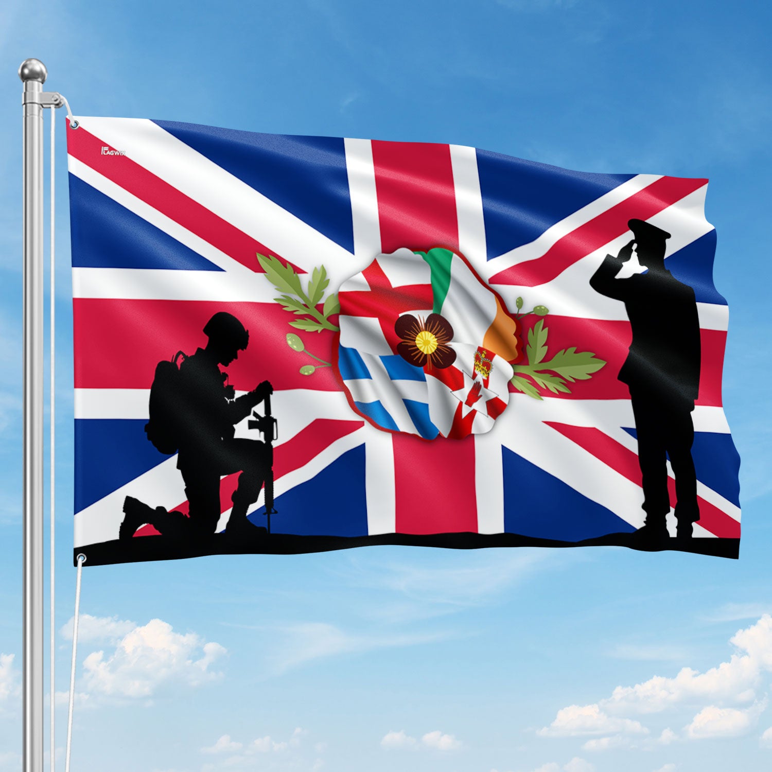 UK Armed Forces Day Veterans Grommet Flag – Flagwix