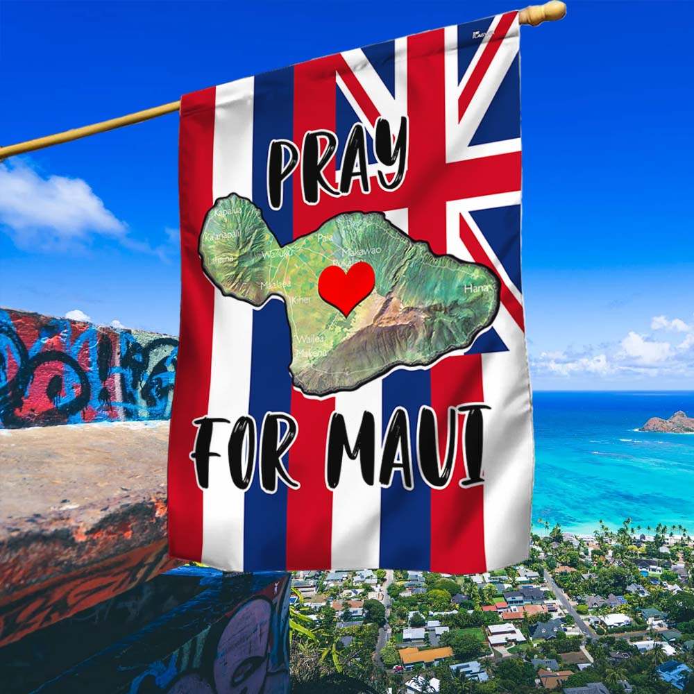 Pray For Maui Flag Maui Strong Support For Hawaii – Flagwix