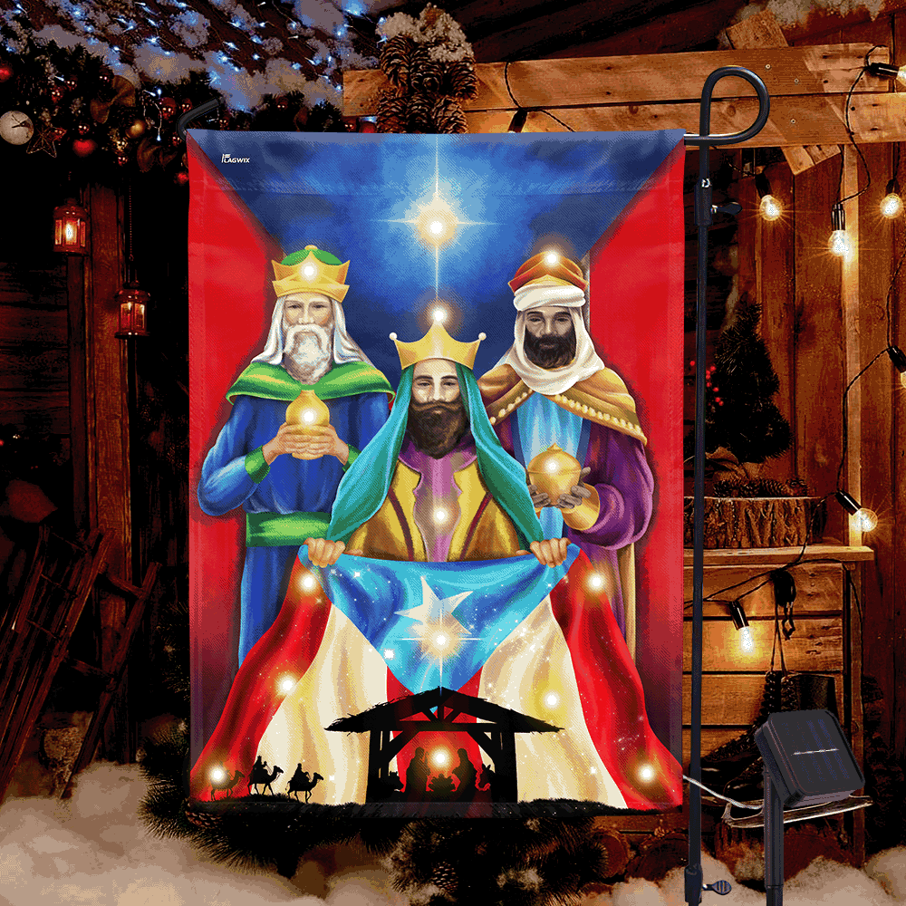Puerto Rico Three Kings Day, Three Wise Men, Jesus Christmas Solar Led ...