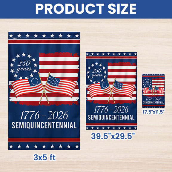 Flagwix American Flag - America 250th Anniversary Semiquincentennial D