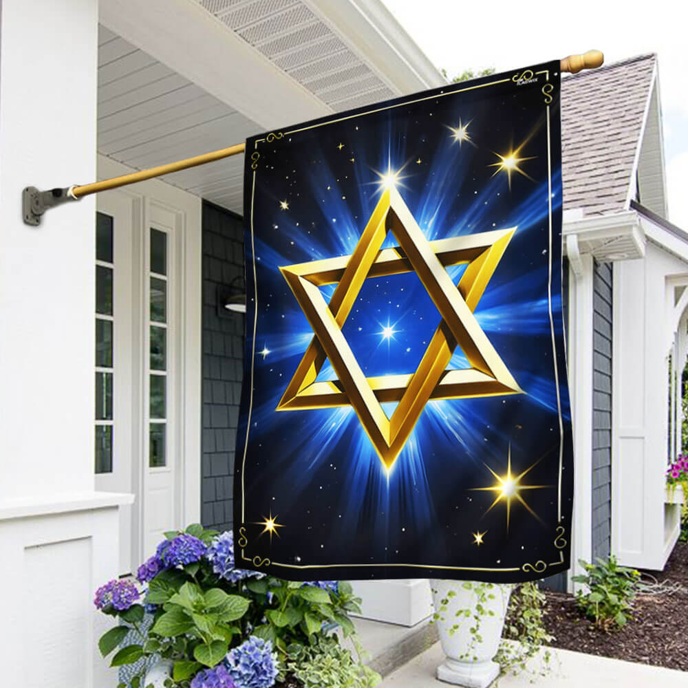 Star Of David Jewish Flag – Flagwix