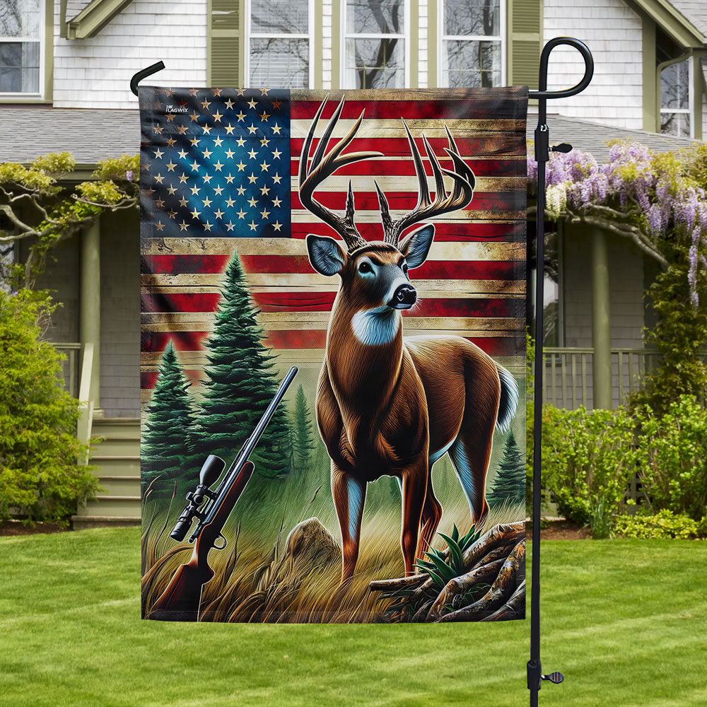 Deer Hunting American Flag – Flagwix