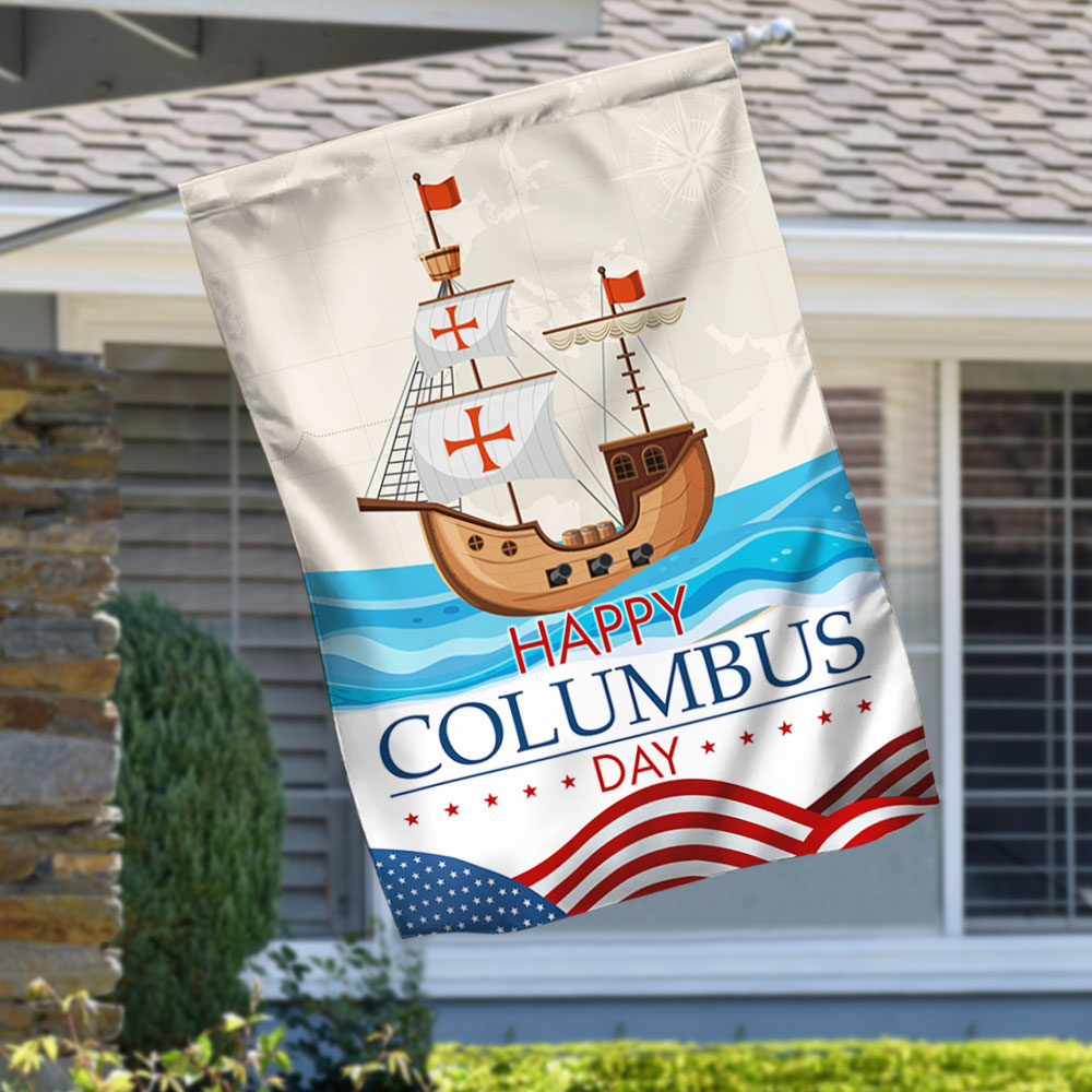 Happy Columbus Day Flag – Flagwix