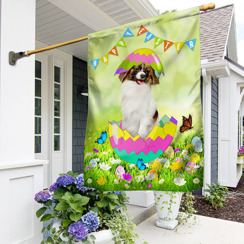 Papillon Dog Flag Easter Dog Flag – Flagwix