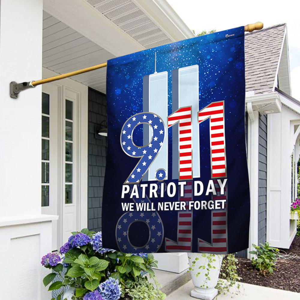 911 Patriot Day Flag 9/11 September 11 We Will Never Forget Flag – Flagwix