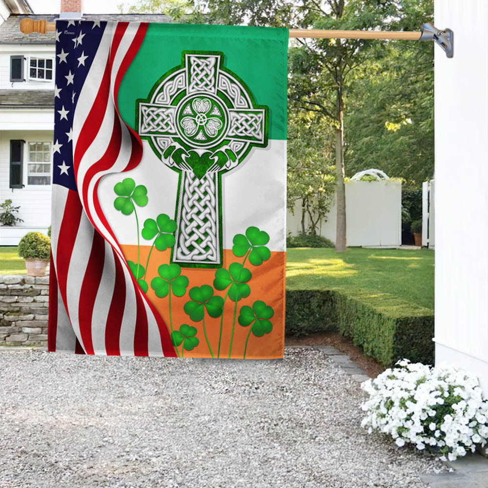 Celtic Cross, Saint Patrick’s Day, Irish Flag – Flagwix