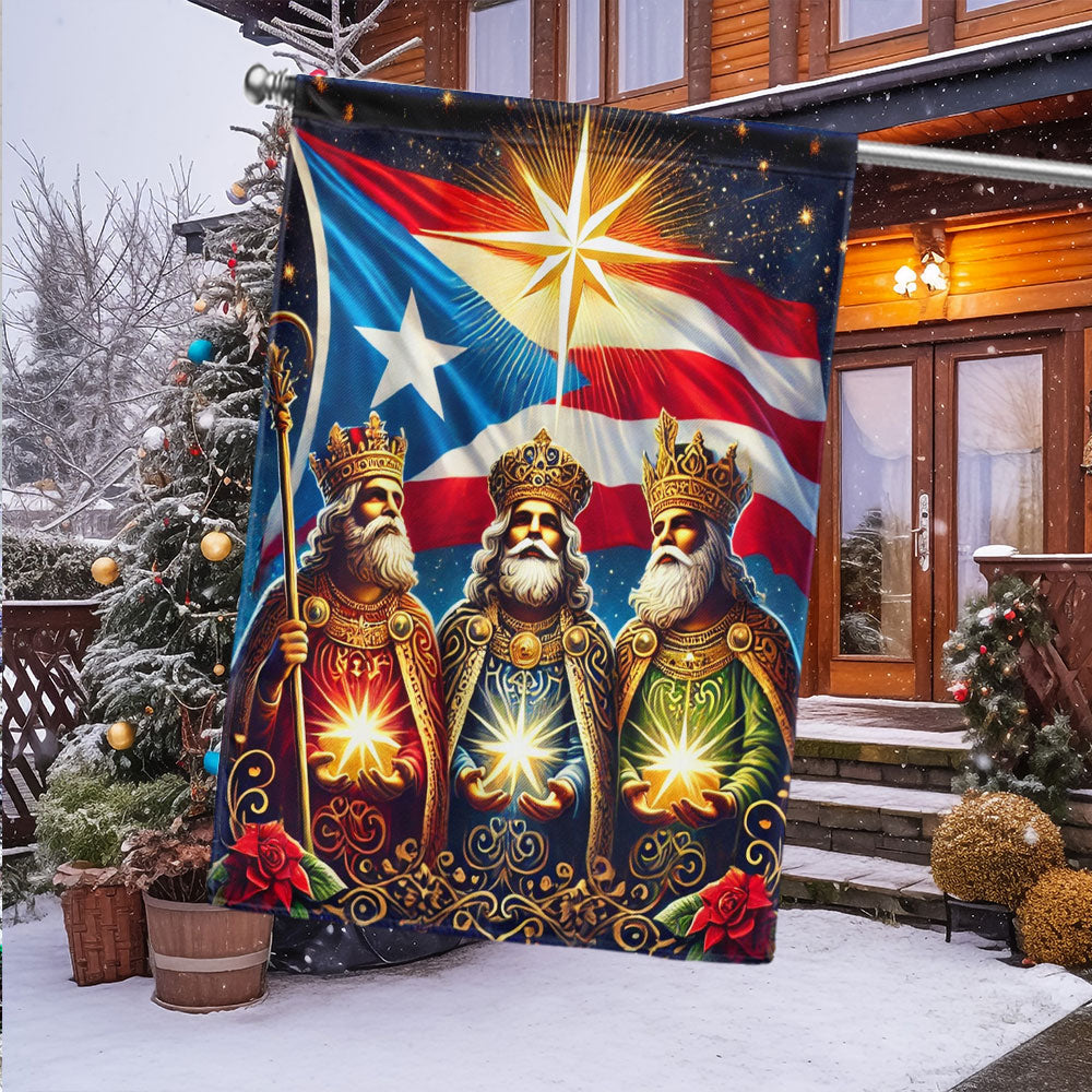 Nativity Three Wise Men We Three Kings Jesus Christ Christmas Flag ...