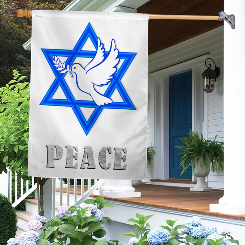 Jewish Israel Peace Star Of David Flag – Flagwix