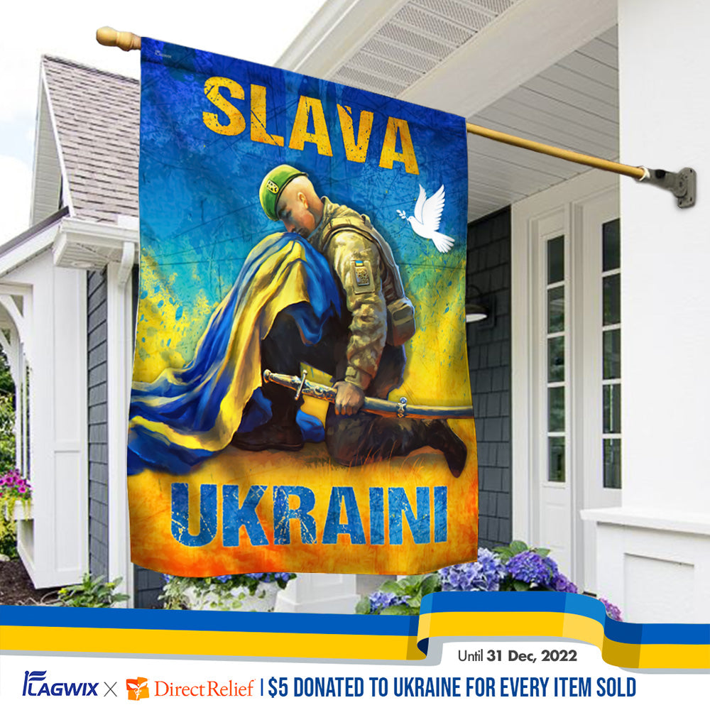 Ukraine Flag Slava Ukraini TQN94F – Flagwix