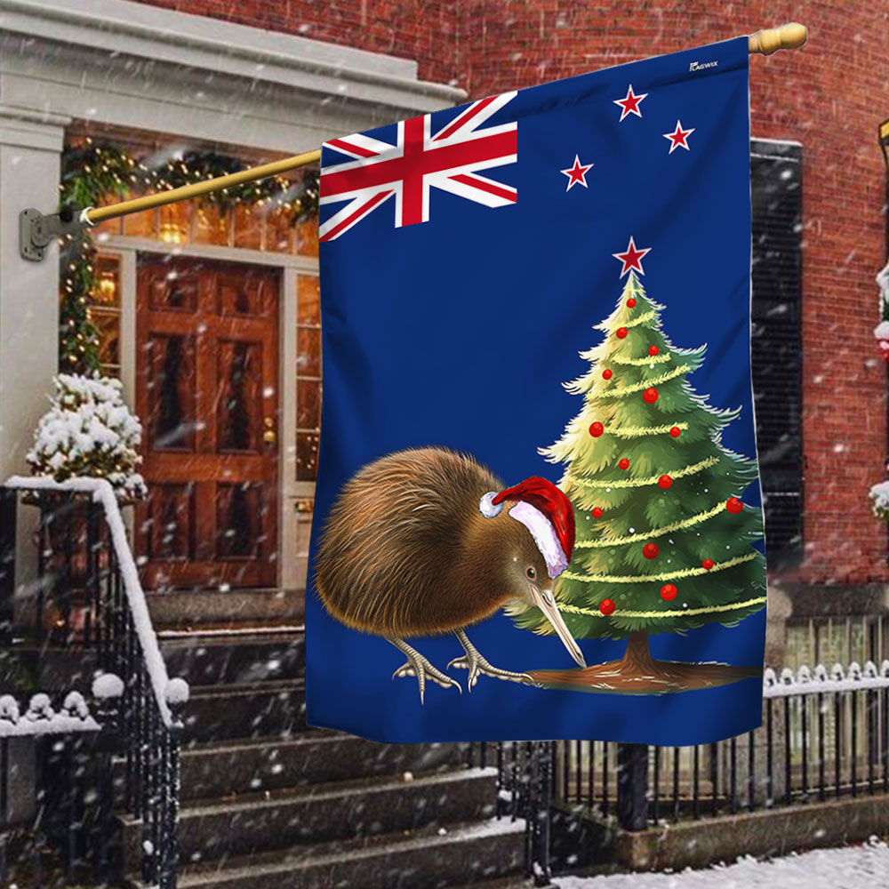 New Zealand Christmas Kiwi Bird Flag – Flagwix