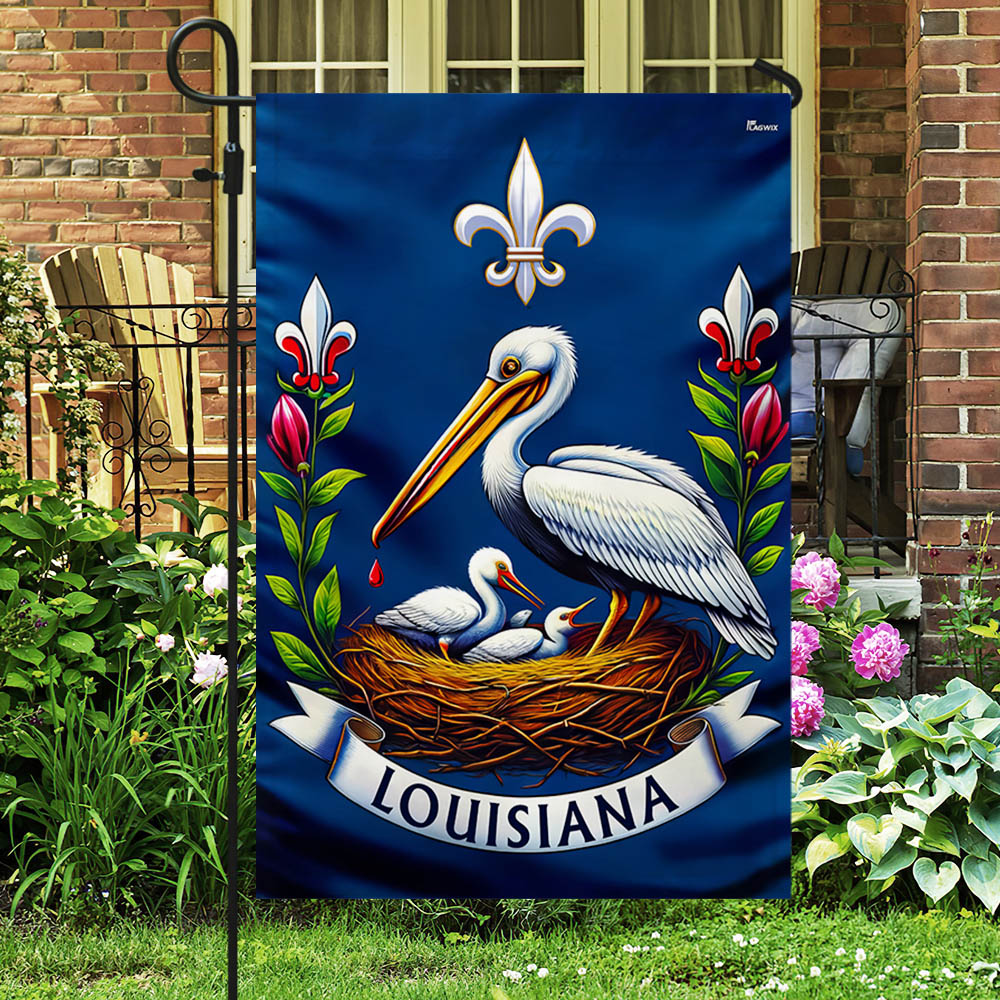 FLAGWIX Louisiana State Brown Pelican Bird Flag – Flagwix