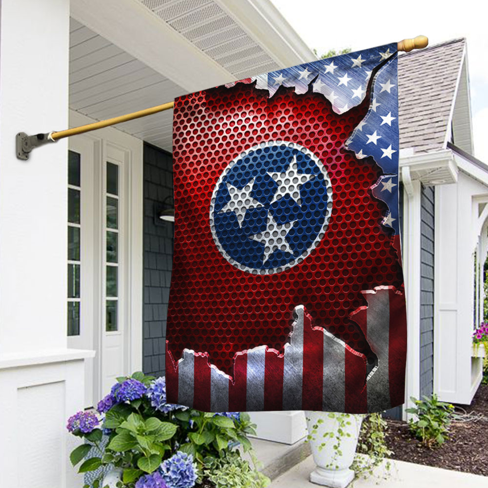 Tennessee Flag Patriotic Tennessee American DDH3417Fv2 – Flagwix