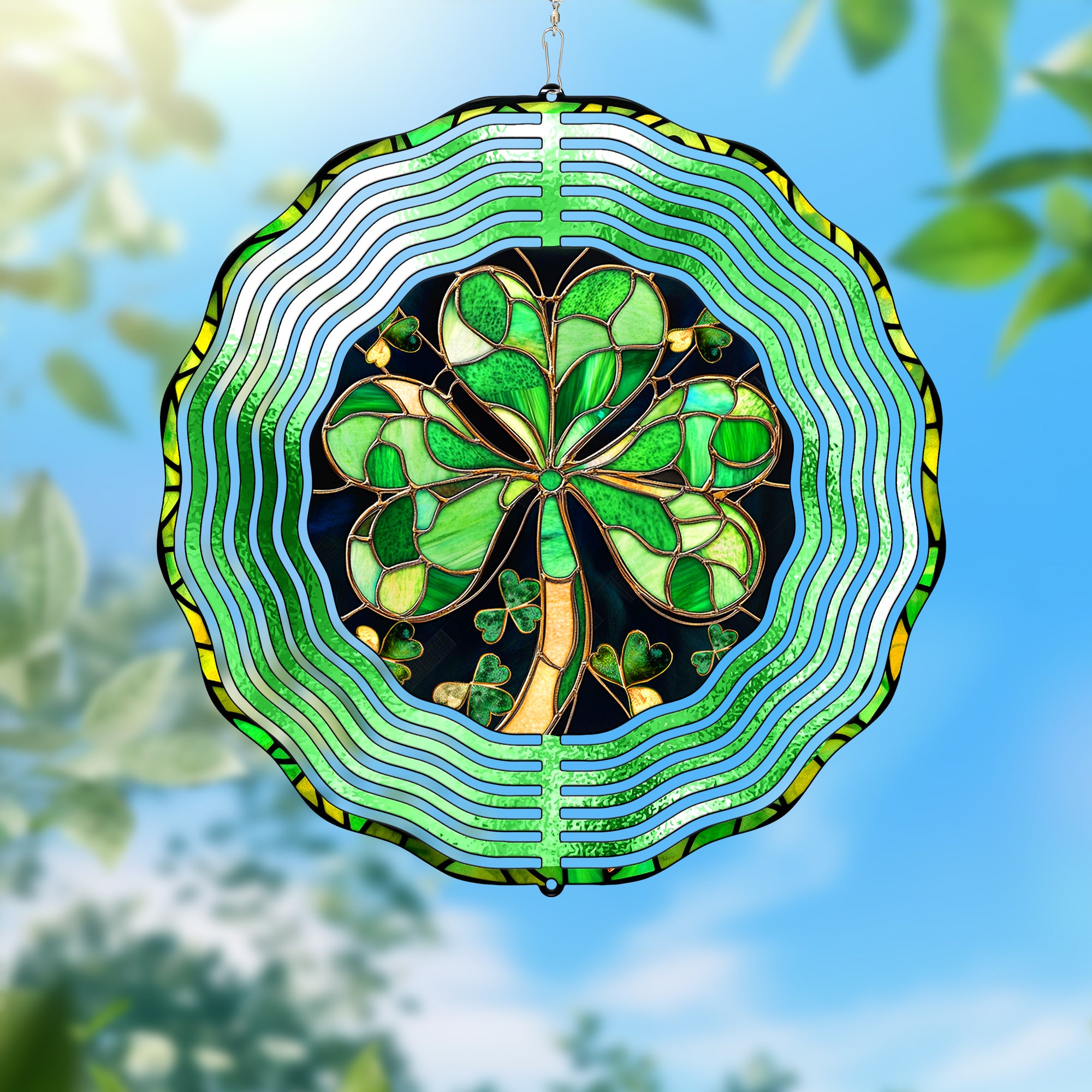 Shamrock Irish St. Patrick's Day Wind Spinner – Flagwix