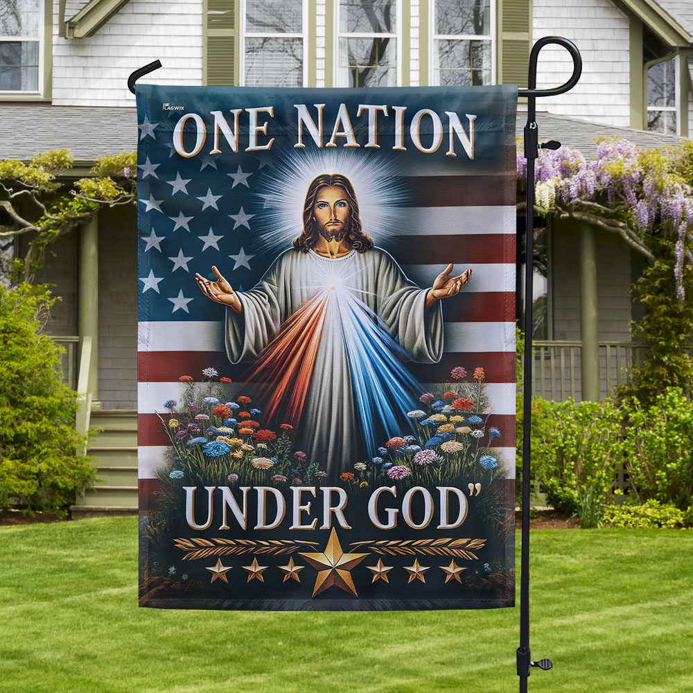 One Nation Under God Jesus Flag – Flagwix