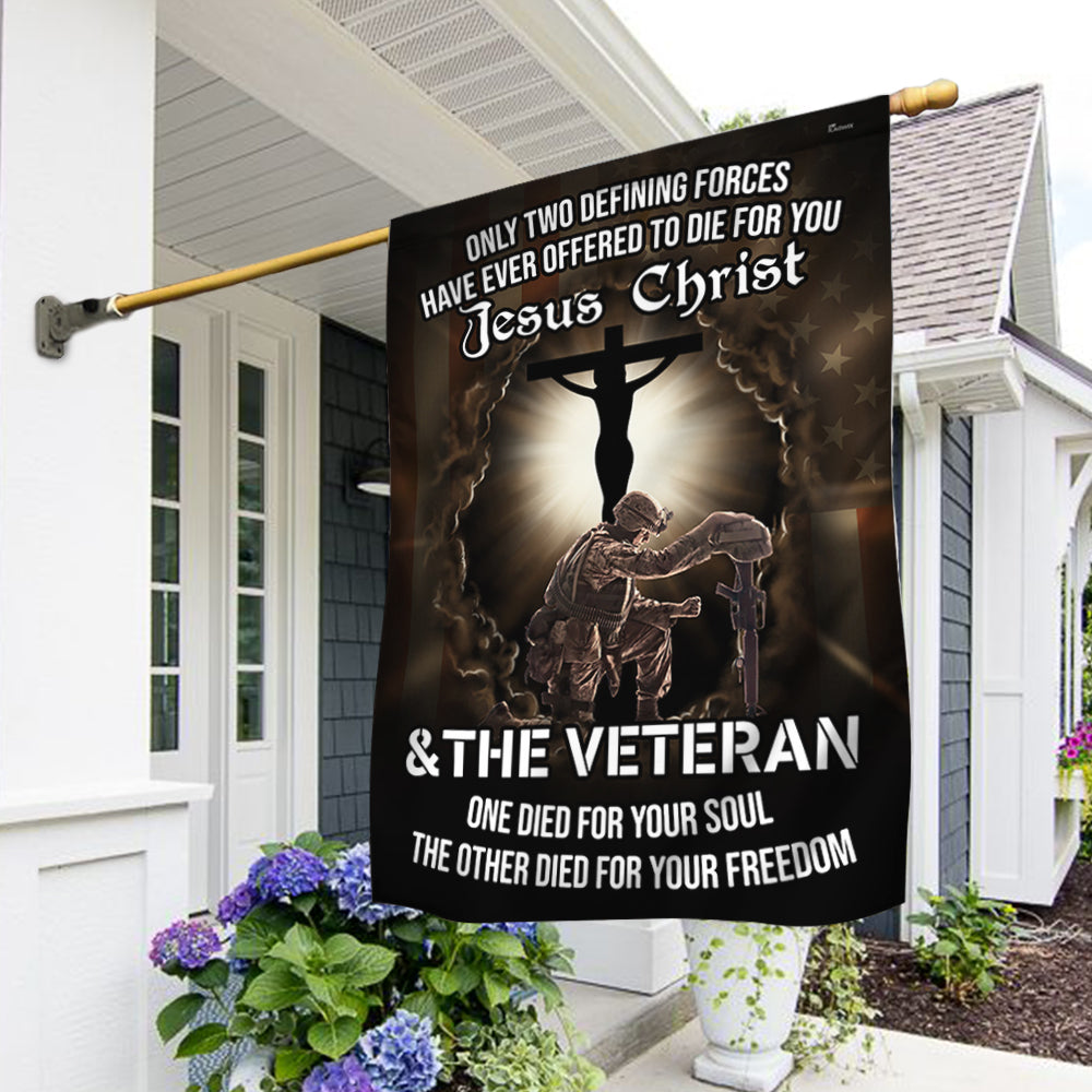 Jesus Veteran Flag Jesus Christ and The Veteran Flag – Flagwix