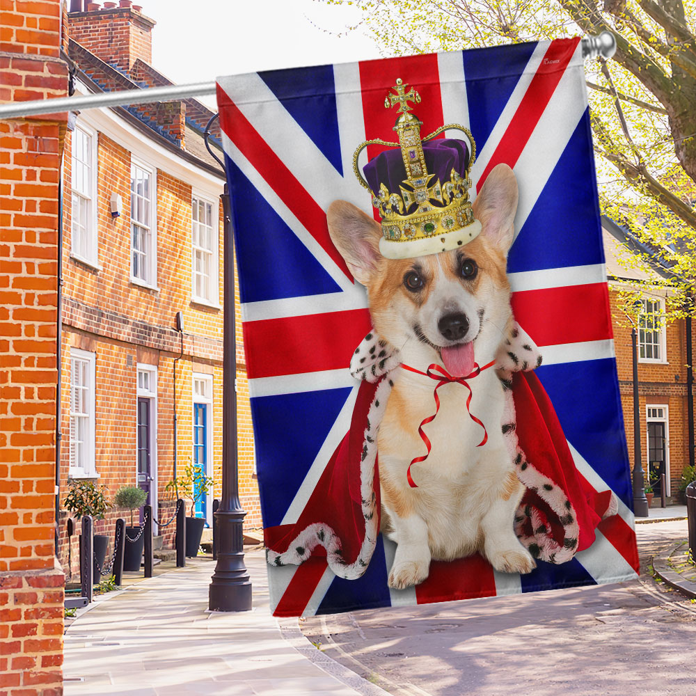 Corgi UK Flag Platinum Jubilee Corgi Dog Pet Lovers – Flagwix