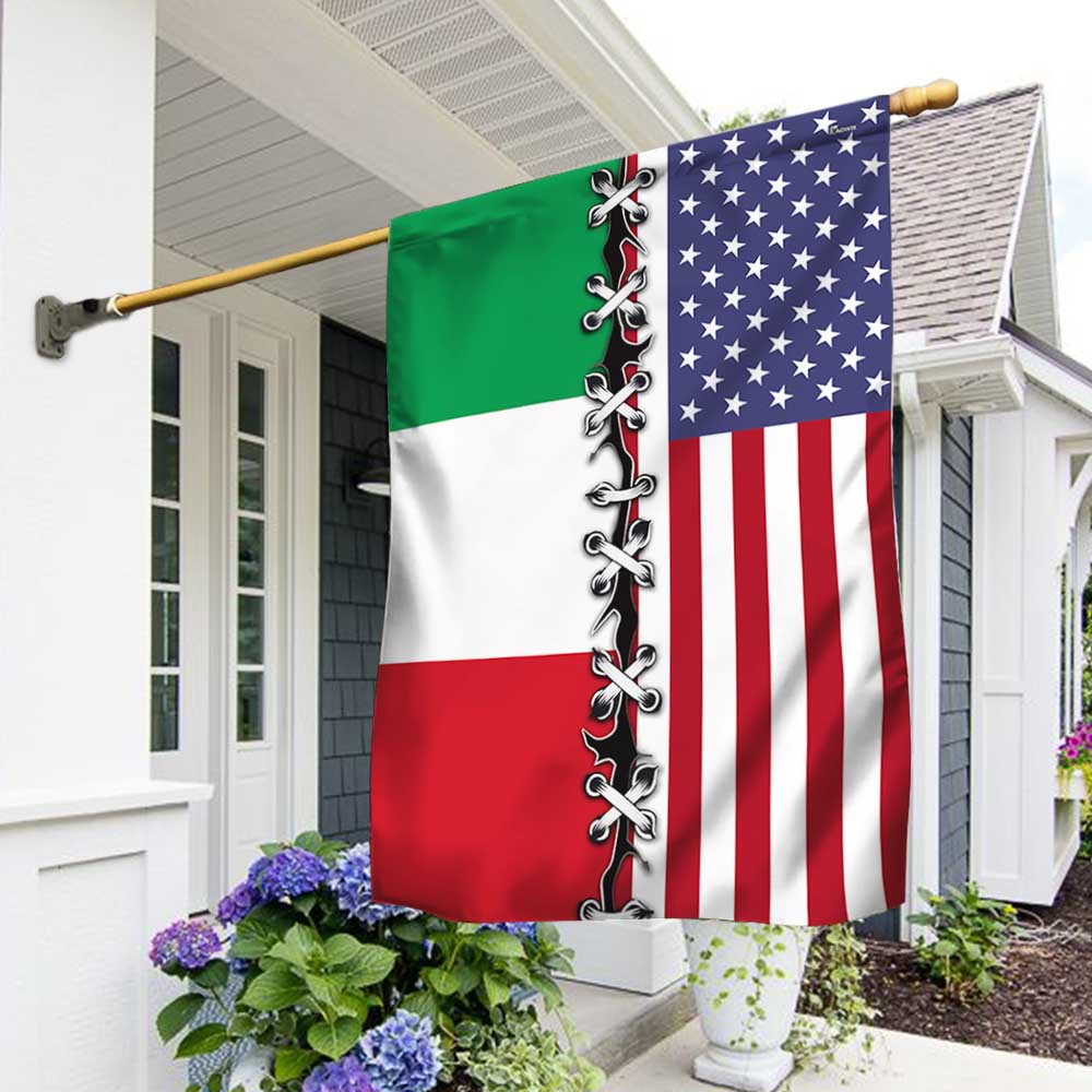 American Italian Flag Italian Roots Family Heritage – Flagwix