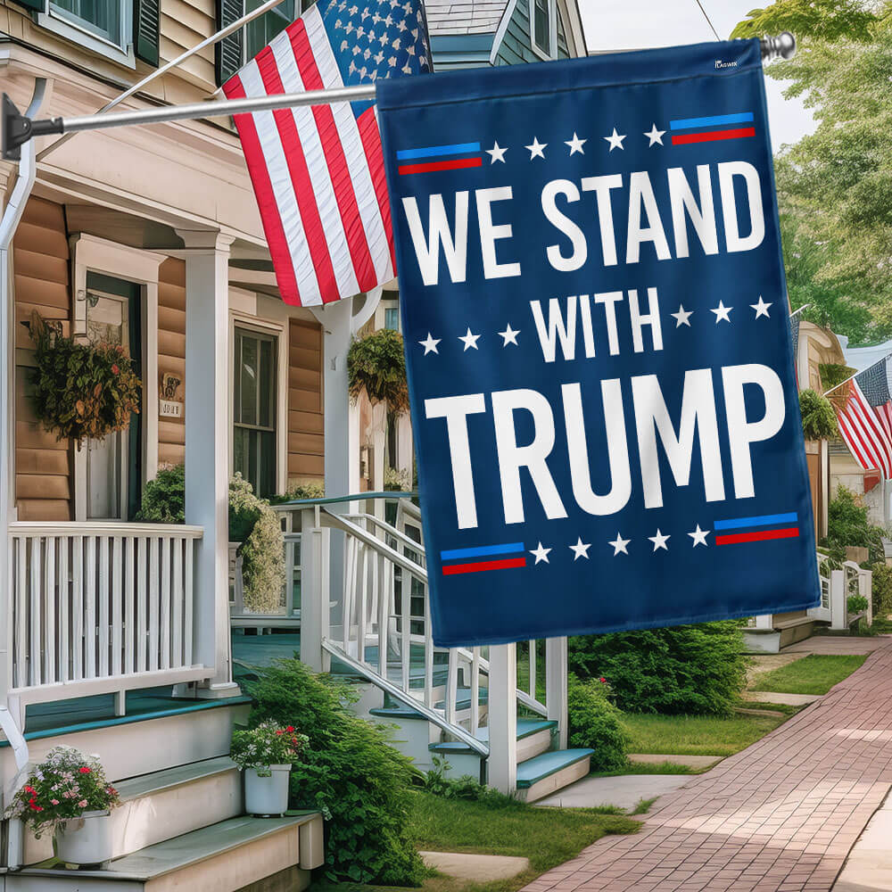 Trump Flag We Stand With Trump Flag – Flagwix